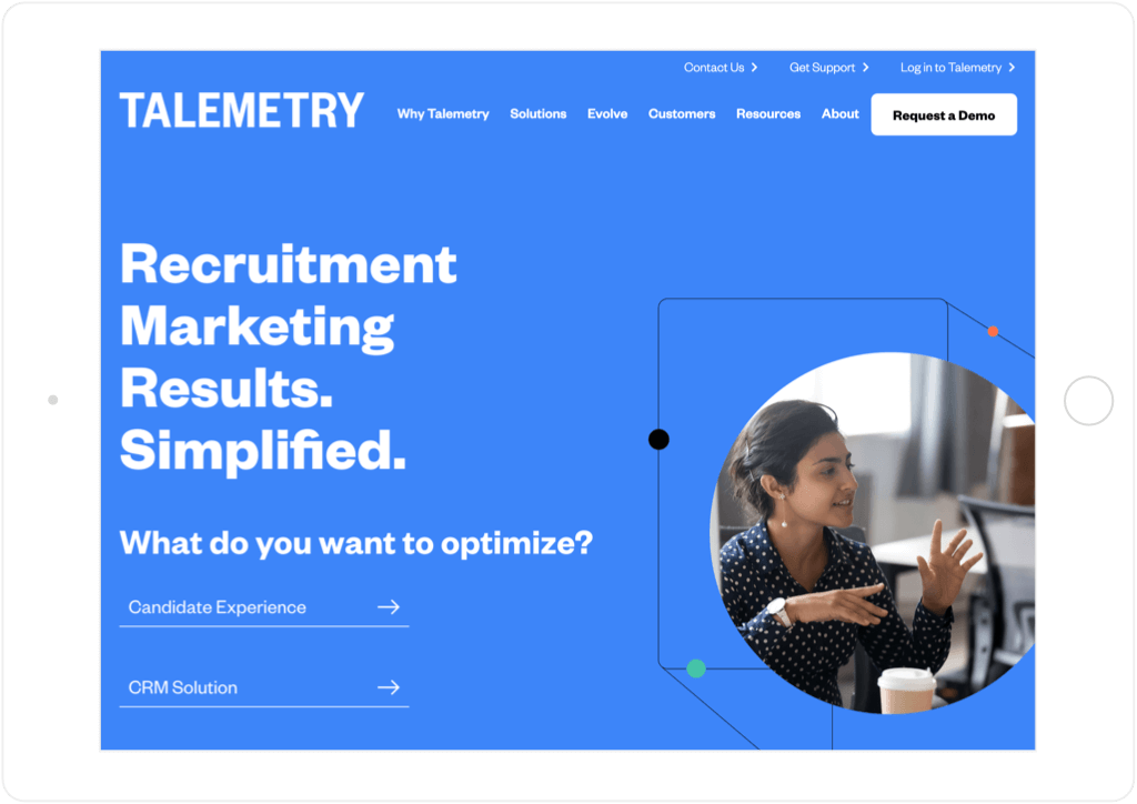 Portfolio Example: Talemetry | SmartBug Media®